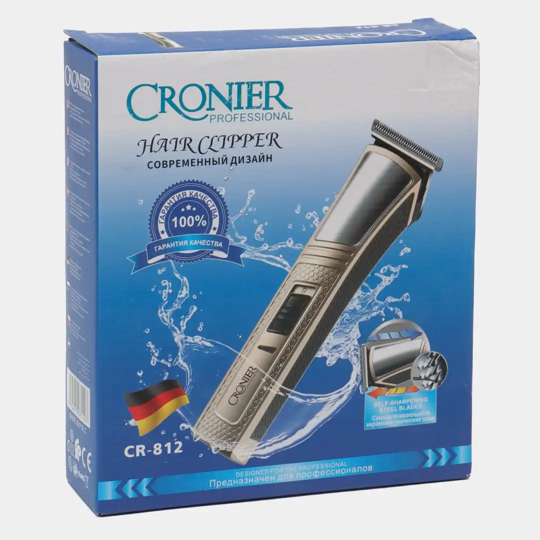 كرونيير CR-812 ماكينة حلاقة شعر للرجال اداء قوي وحلاقة دقيقة
